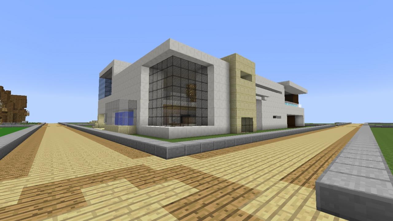 ModernHouse With Basement Cinema Minecraft Map