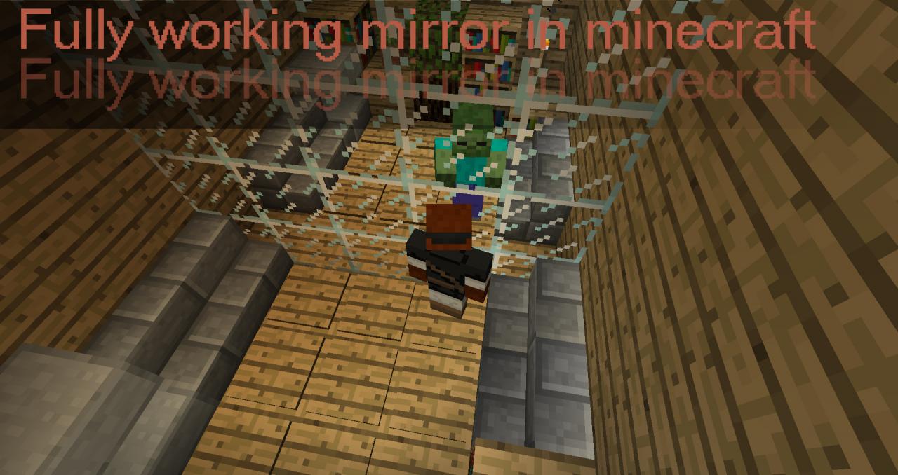 minecraft working mirror! Minecraft Map