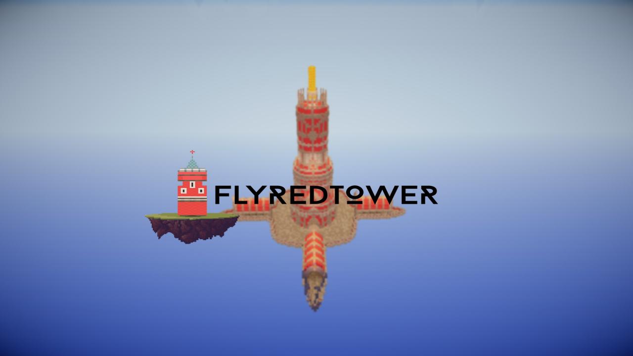 Fly Red Tower Minecraft Map