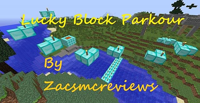 Lucky BLock Parkour Minecraft Map