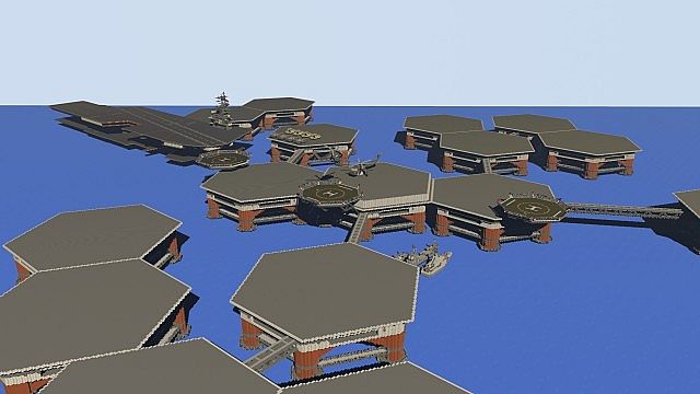 Mother Base -MGS Peace Walker- Minecraft Map