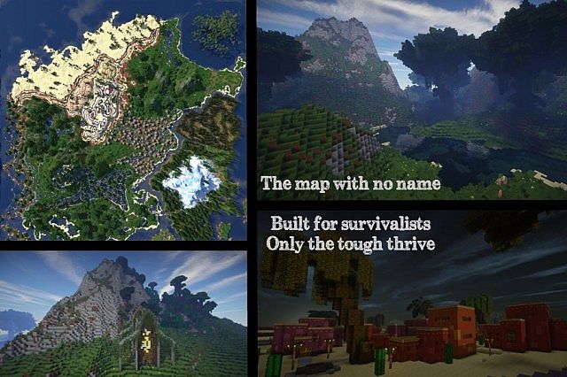 Fully survivalable SSP/SMP map [dungeons, end portal, npc towns and ...