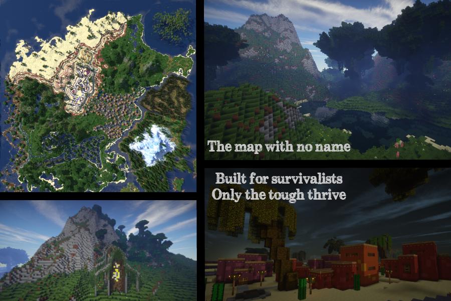 Fully survivalable SSP/SMP map [dungeons, end portal, npc towns and ...