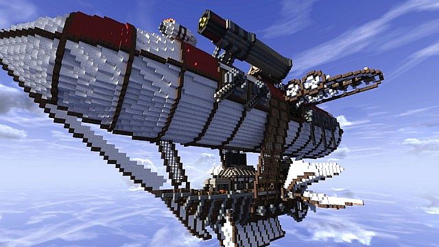 Celestium: Oriental steam punk airship Minecraft Map