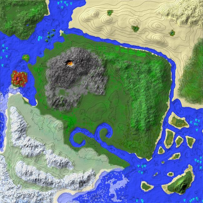 Artharion - Custom Terrain by RafSeazZGaming [COMMISSION] Minecraft Map
