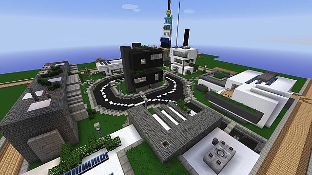 Modern Town Minecraft Map