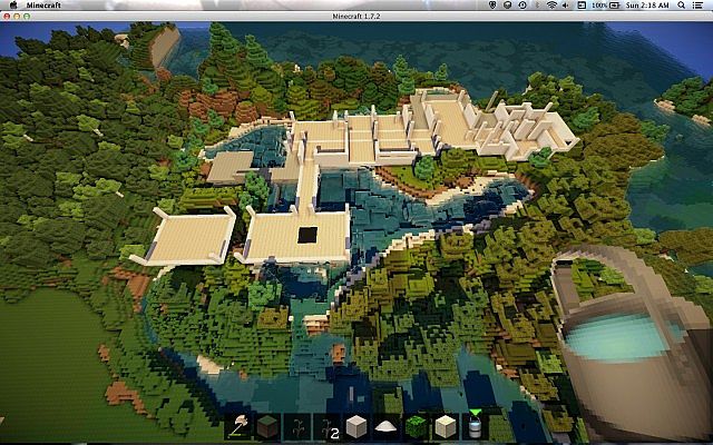 Mountain Side house Minecraft Map