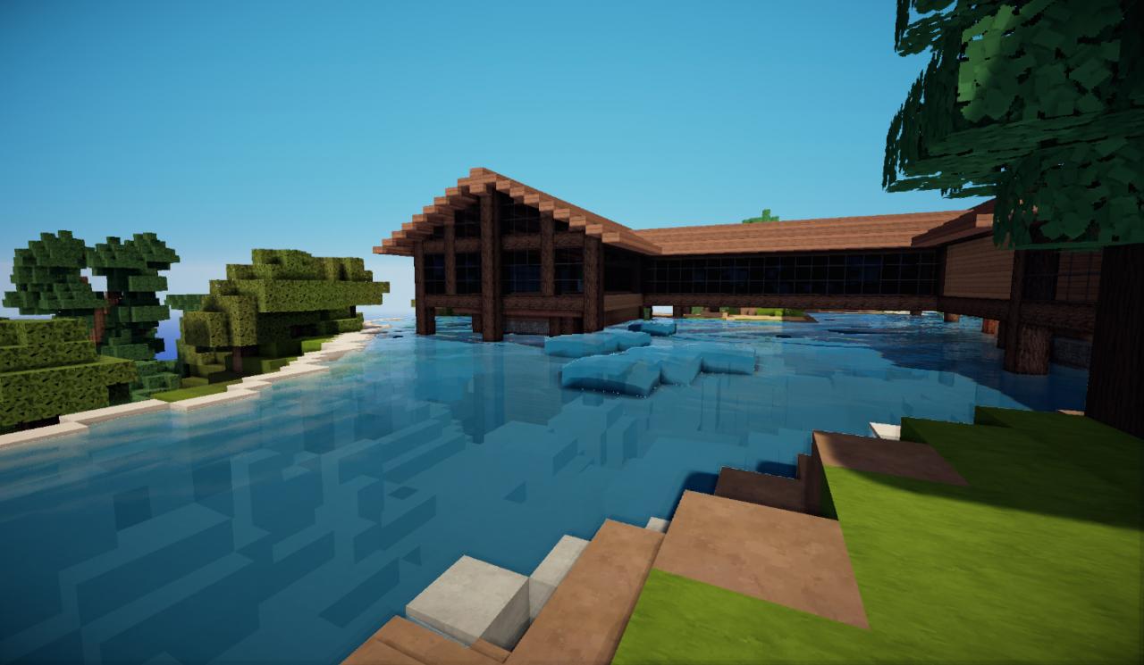 Mountain Side house Minecraft Map