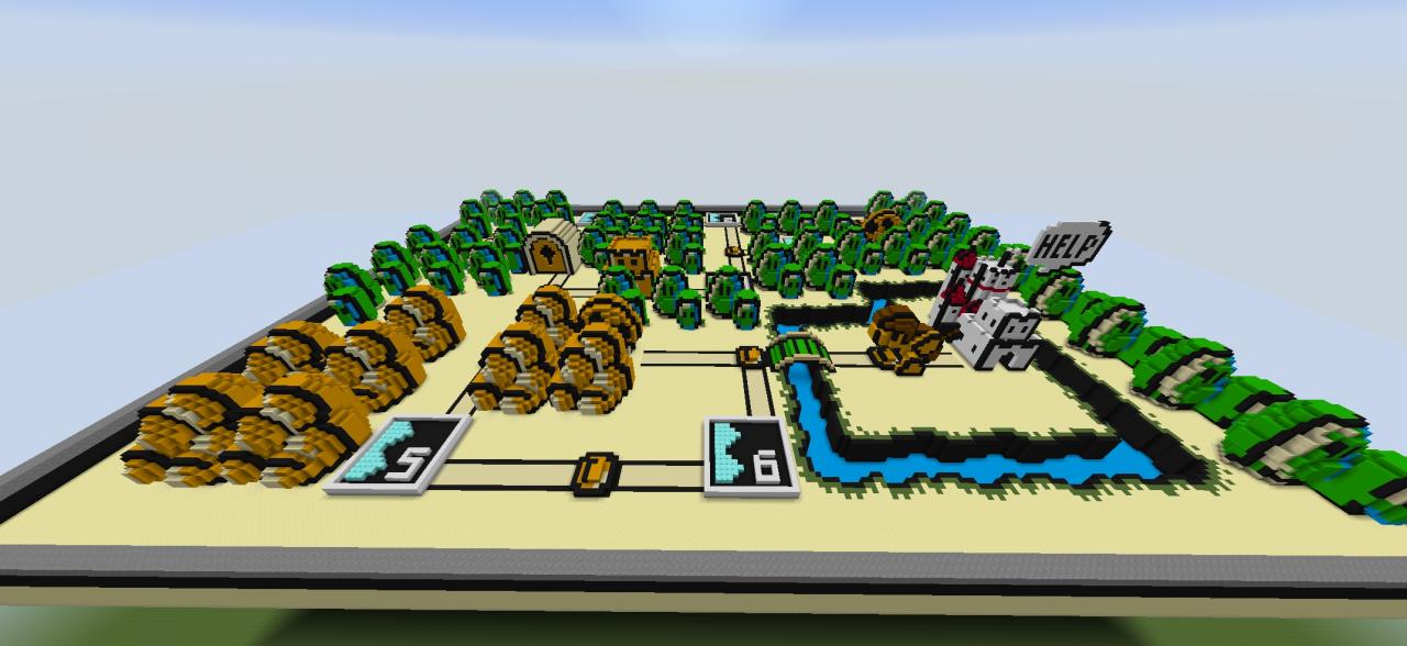 Super Mario 3 Grass Land Minecraft Map