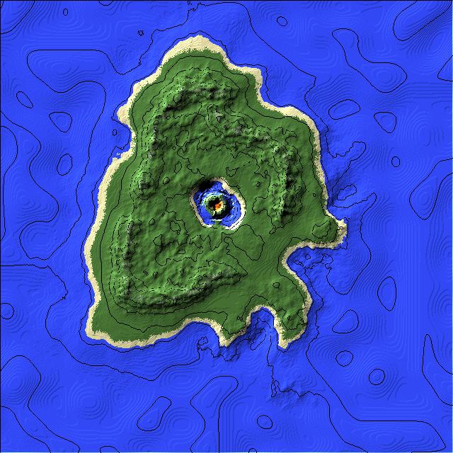 Large Survival Island Custom Map Minecraft Map