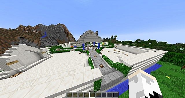 Fractions spawn! Quartz! Minecraft Map