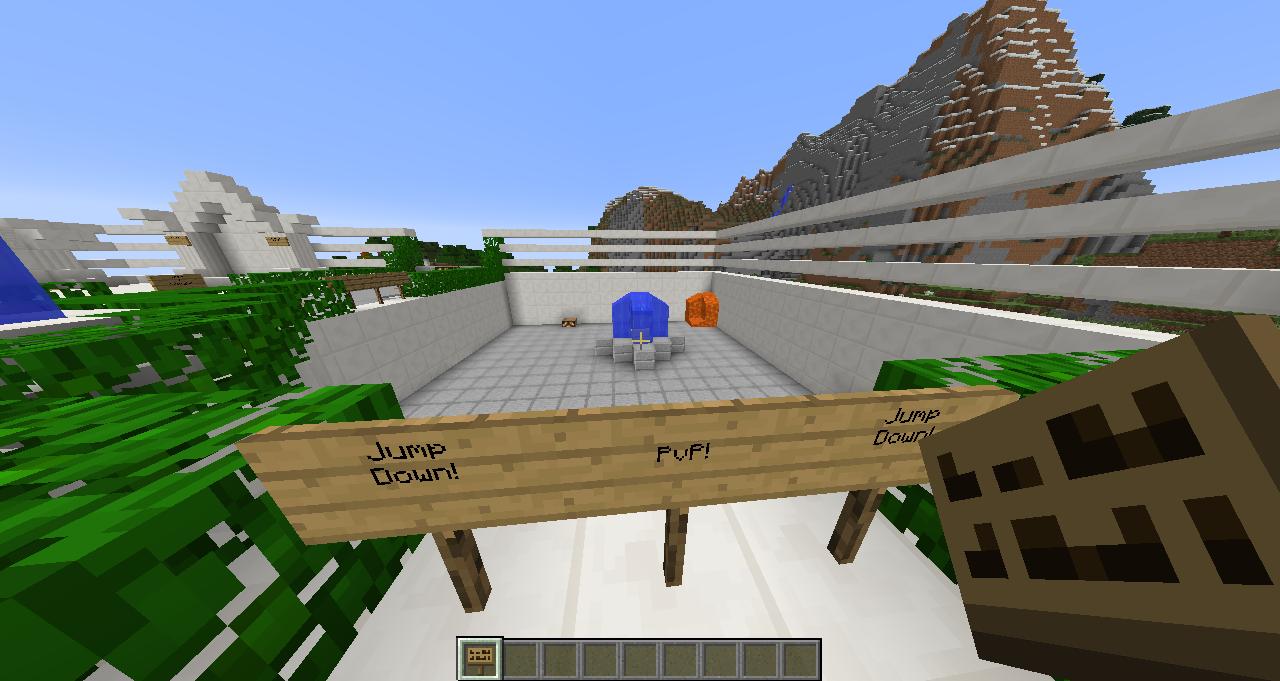 Fractions spawn! Quartz! Minecraft Map