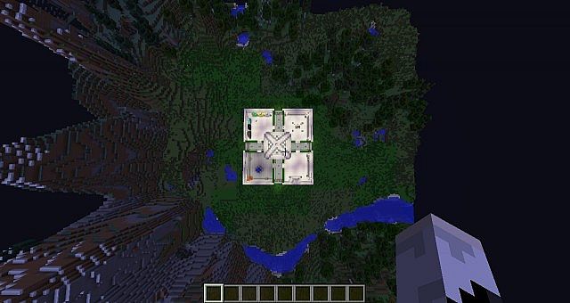 Fractions spawn! Quartz! Minecraft Map