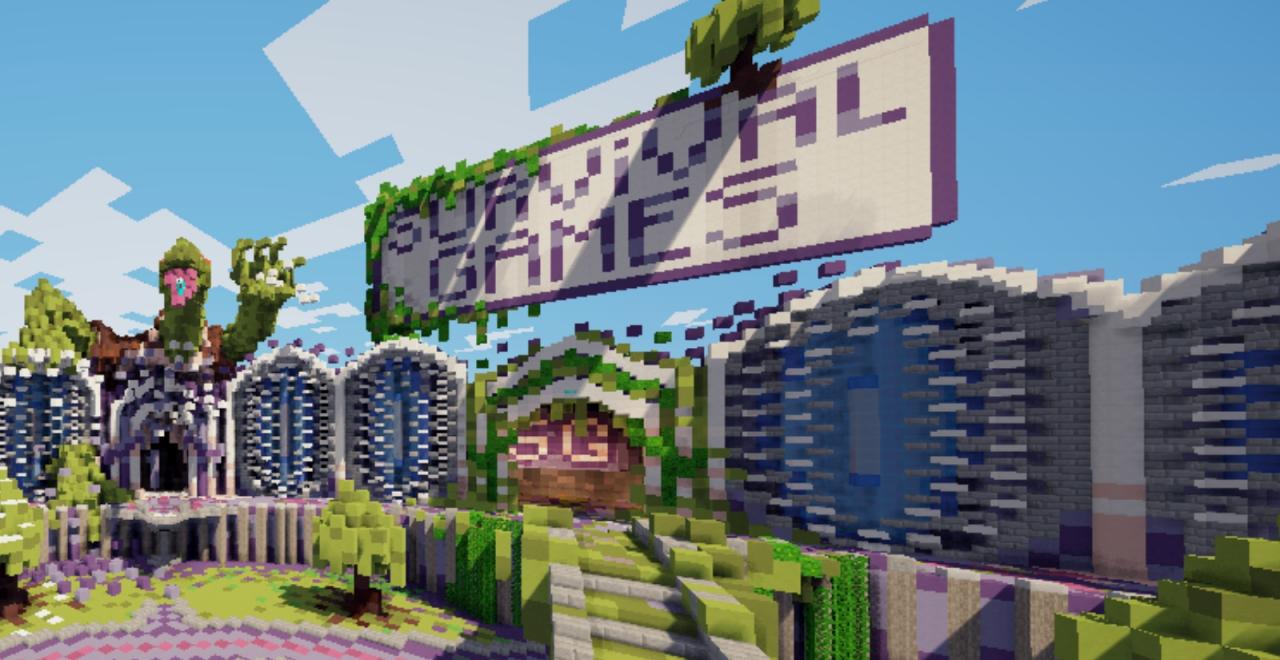 Minecraft Server Hub Build: TheNestMC Minecraft Map