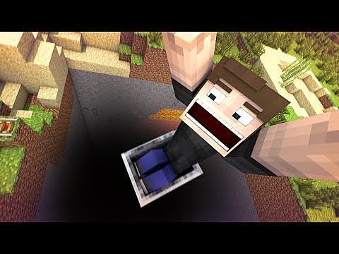 Seamless in ground piston trap (fall to your doom) Minecraft Map