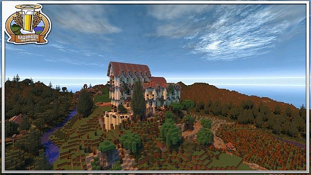 BdH Map 9 | Tuscany Manor and Landscape Minecraft Map