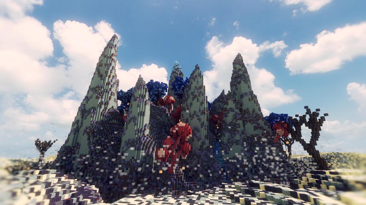 Sleeping Peaks Minecraft Map