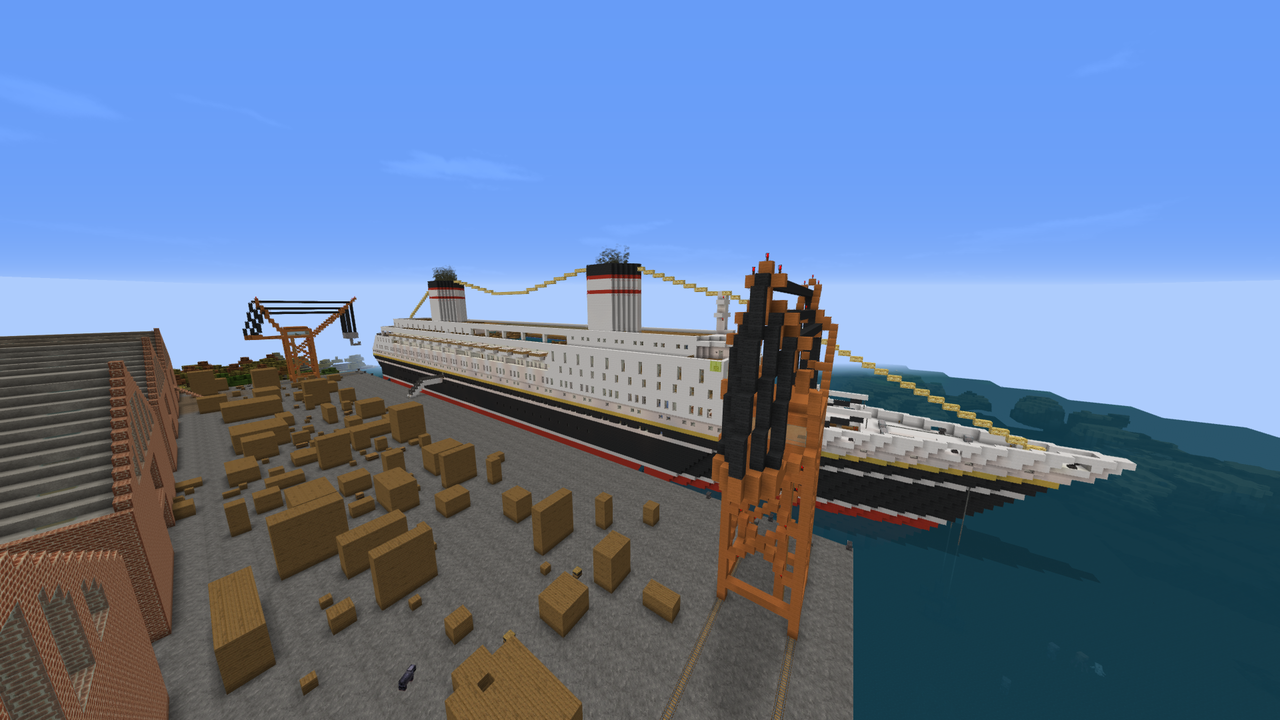 SS Colossal (full interior ocean liner - DEFINITIVE EDITION) Minecraft Map