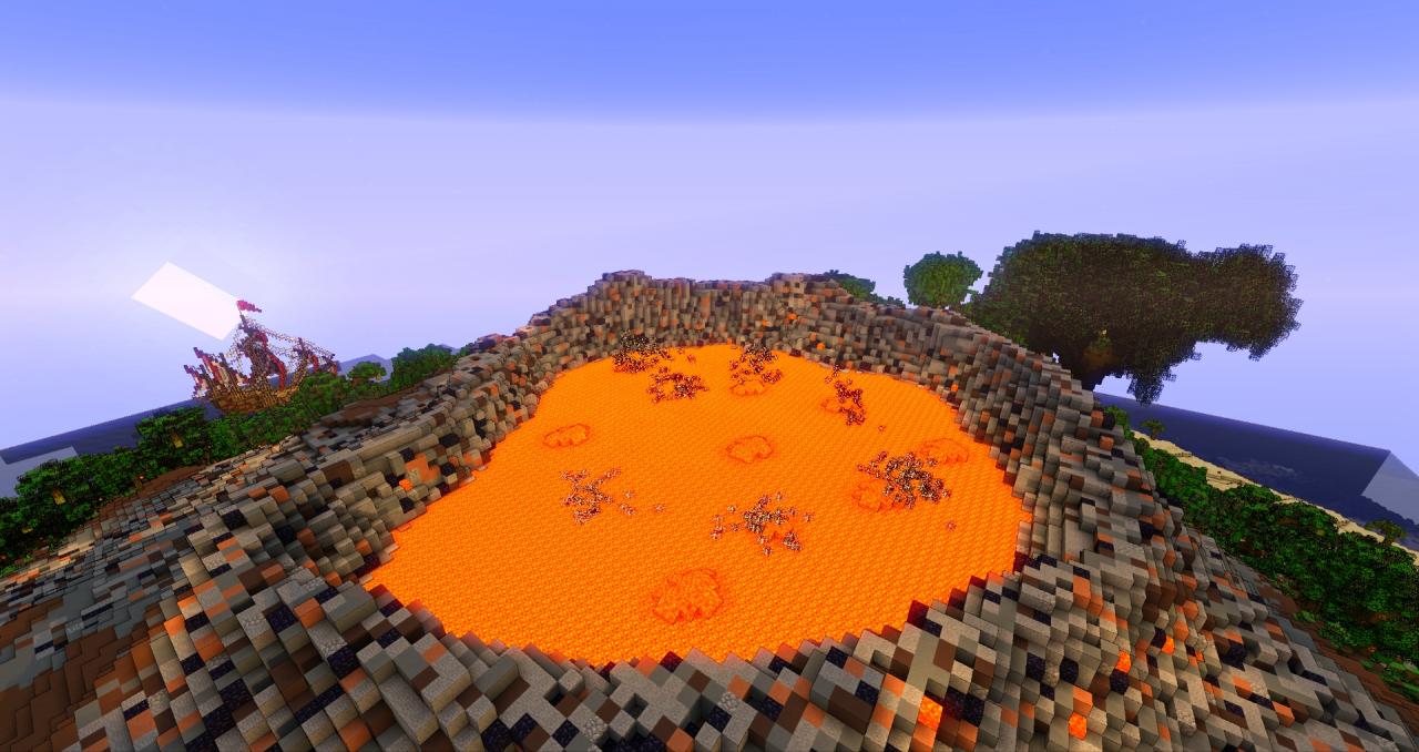 Vulcano - Domination Island Minecraft Map