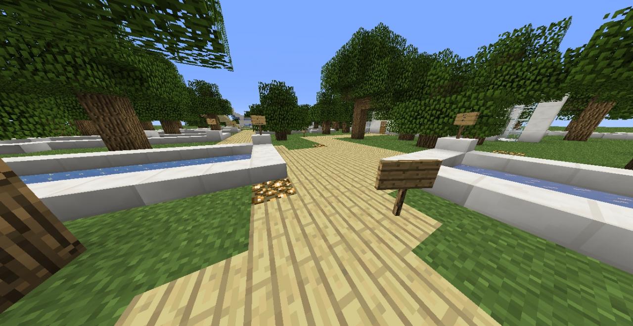 The Minigolf Challenge Minecraft Map