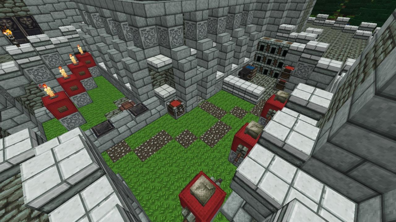 Greenmist Village and The River Fortress Minecraft Map