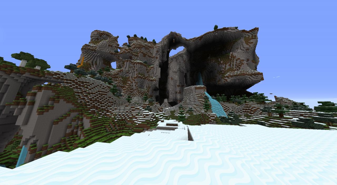 Amazing world seed! Massive hills! Minecraft Map