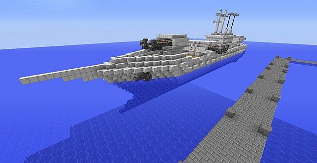 Mid-Sized Destroyer Minecraft Map