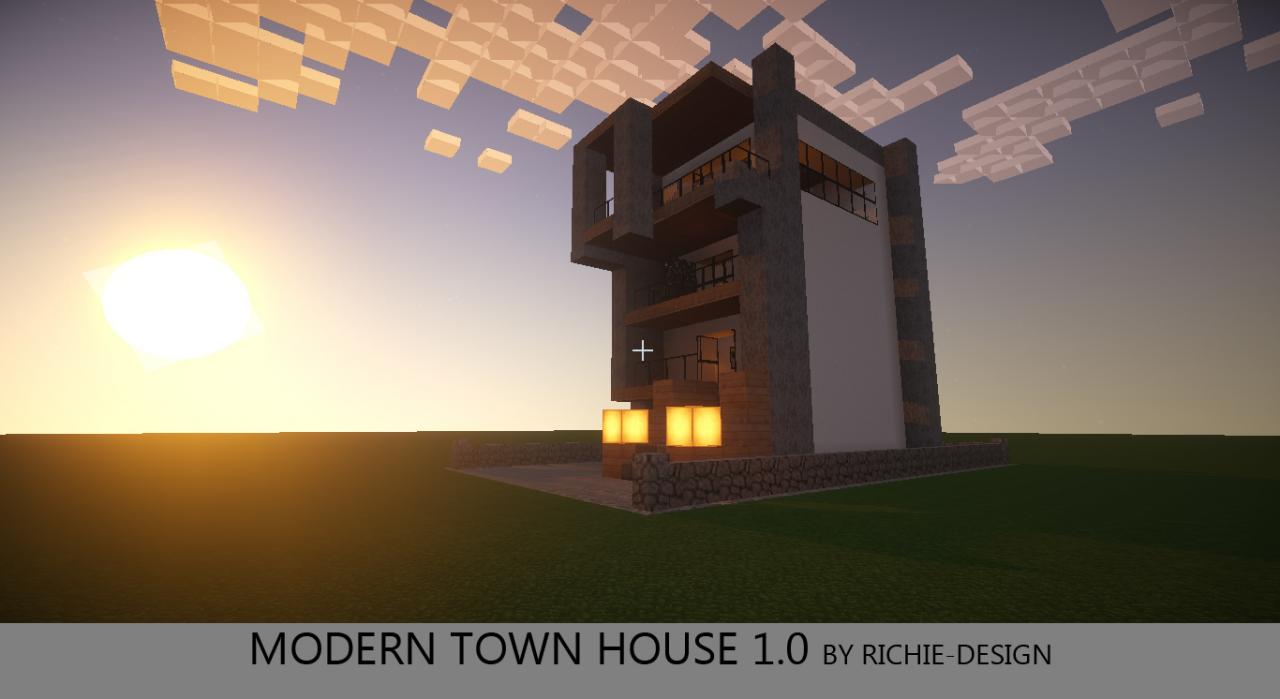 Modern Town House 1.0 Minecraft Map