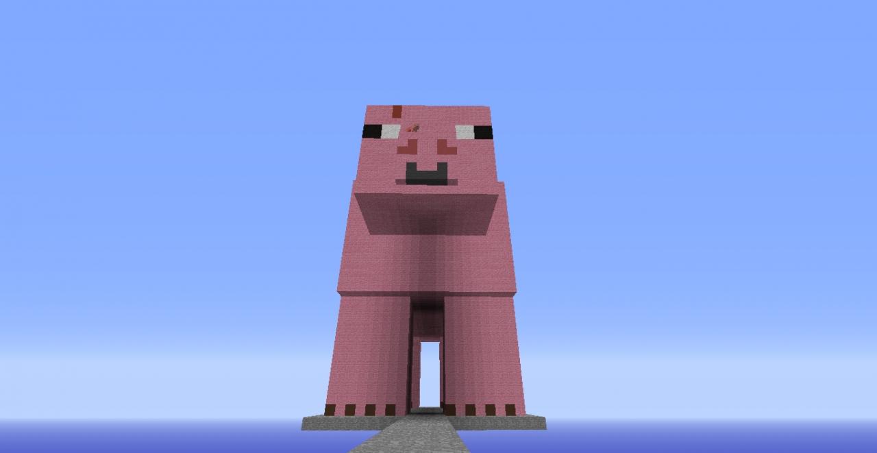 Giant Pink Pig Minecraft Map