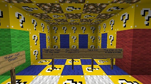 Lucky block challenge!! Minecraft Map