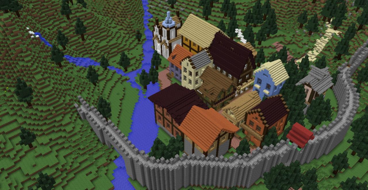 Vstadenburg : nordic/ german city Minecraft Map