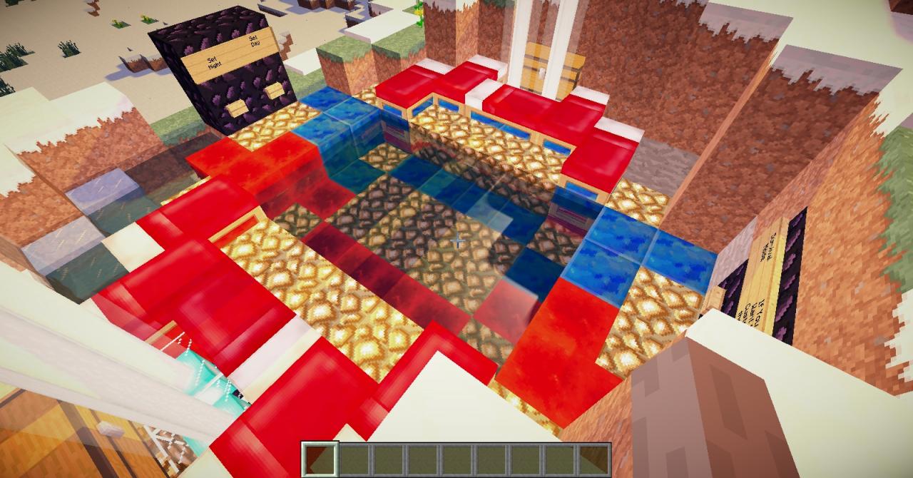 Winter Battle Dome Minecraft Map