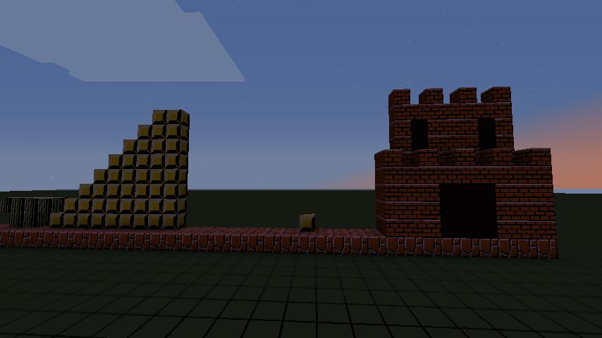 Super Mario Bros World 1-1 Minecraft Map