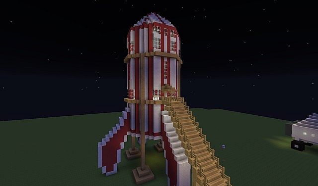Rocket Ship Minecraft Project