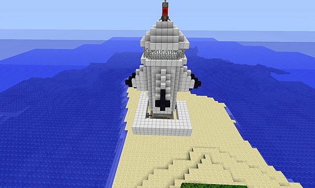 Redstone Rocket Minecraft Map