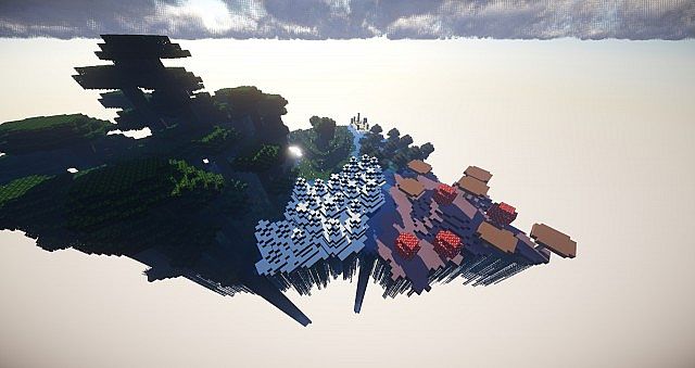 Survival Map | Floating Island | Multi-Biomes | Download Minecraft Map