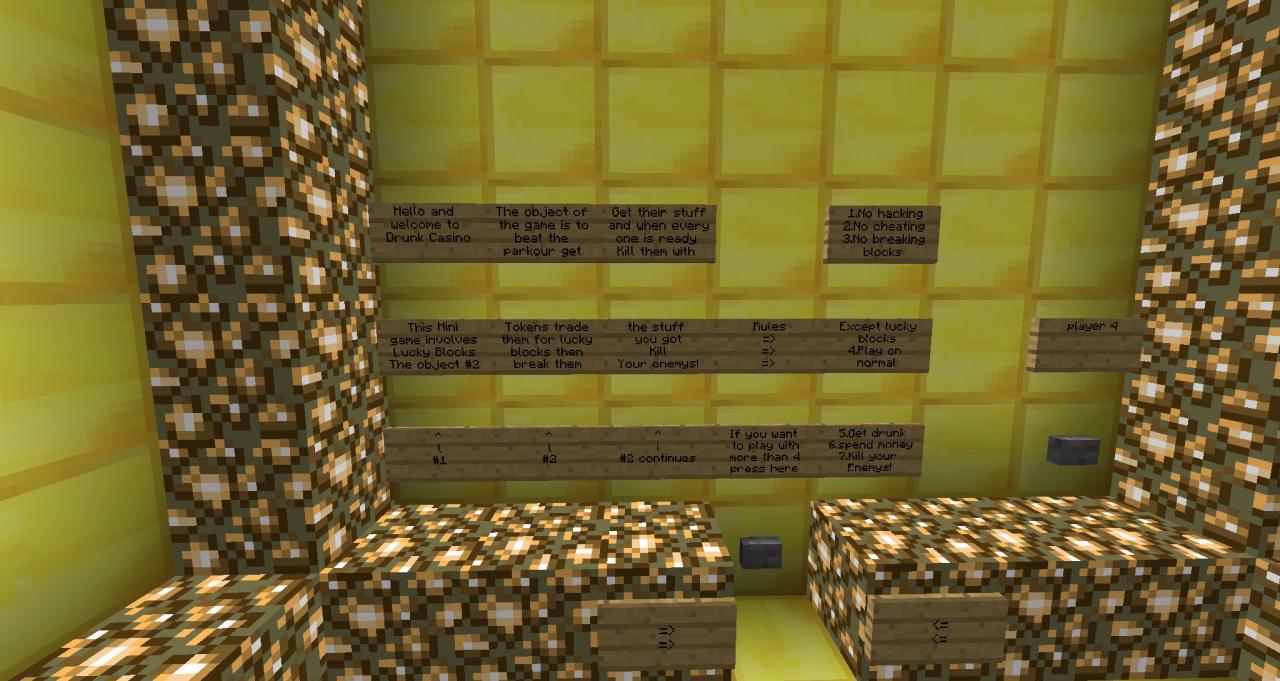 Lucky-Block Parkour-Epic battle Minecraft Map