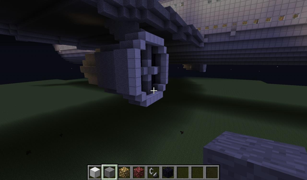 One of the largest passenger planes in minecraft Minecraft Map