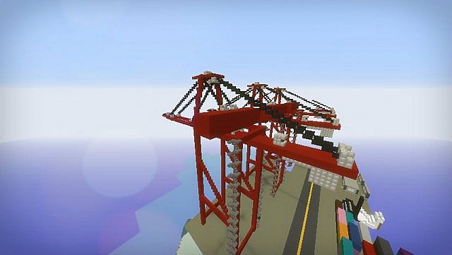 Harbor Cranes | Pop Reel Minecraft Map