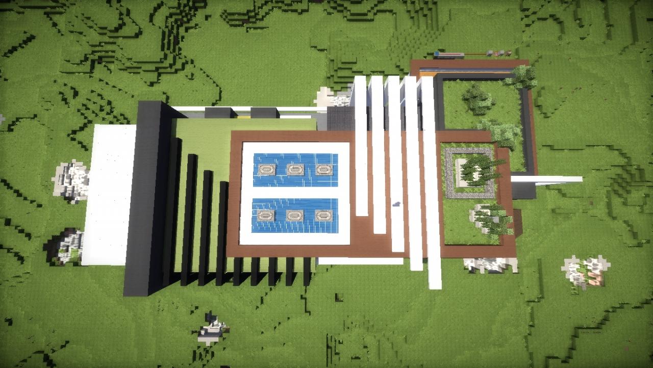 Modern house MAP Minecraft Map