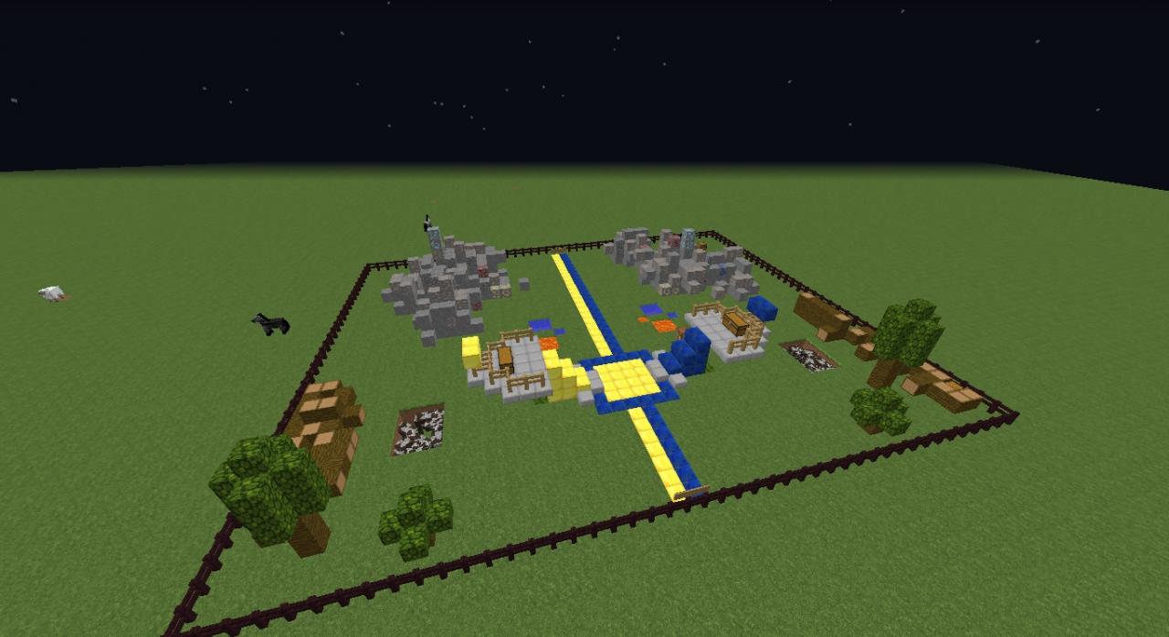 Speed Run PVP (2 player) Minecraft Map