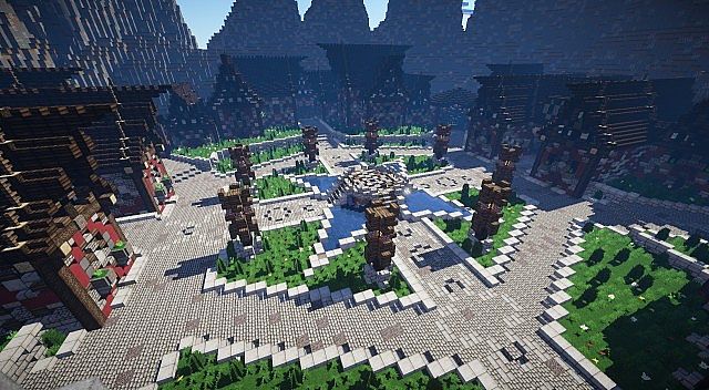 The MineSquare Hub Minecraft Map