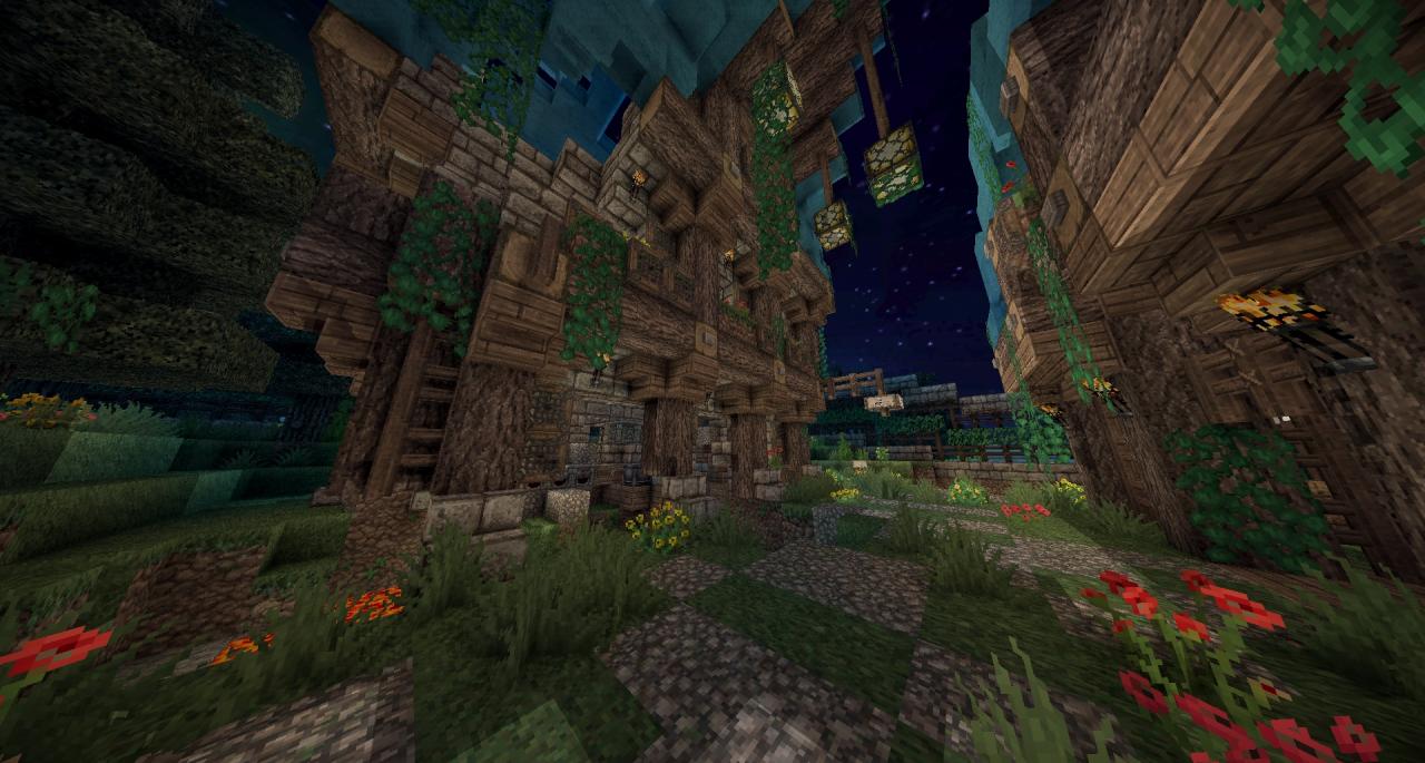 Medieval Village Mob Arena Minecraft Map