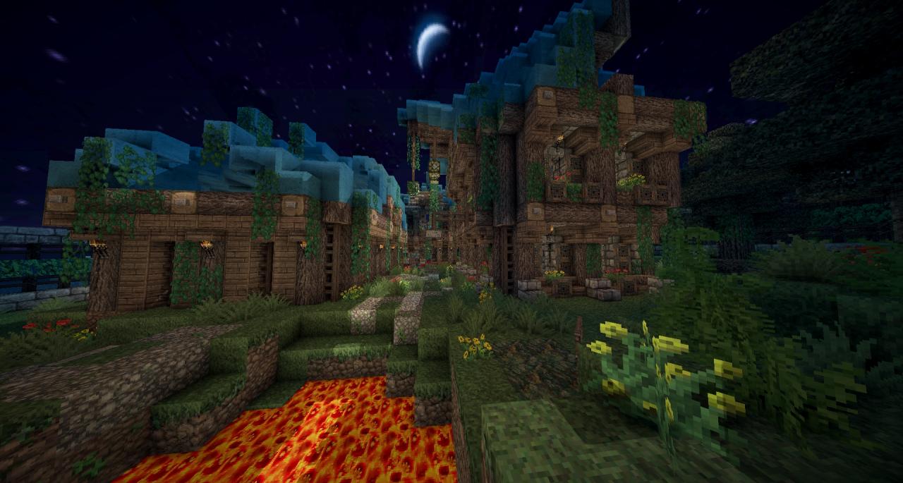Medieval Village Mob Arena Minecraft Map