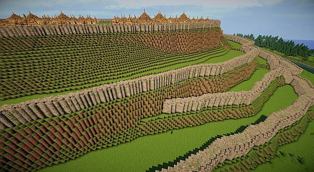 Gaelic Hill fort Minecraft Map
