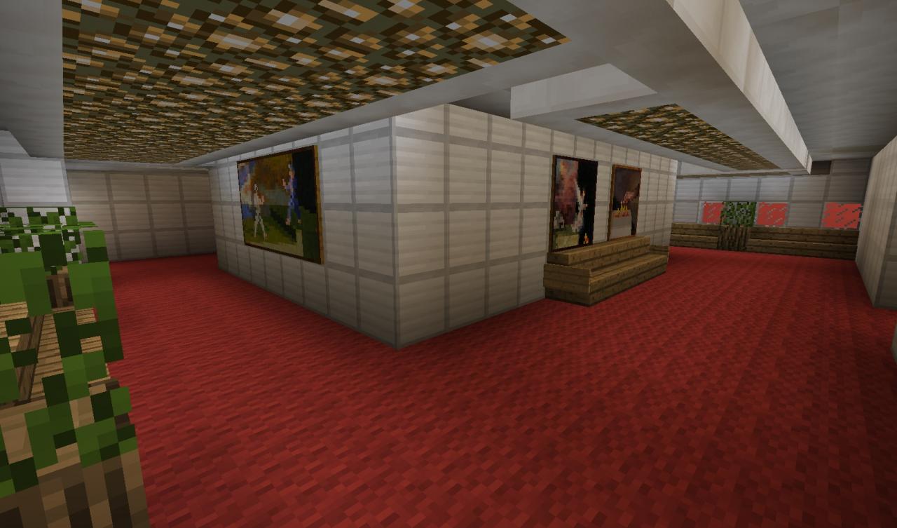 One of the largest passenger planes in minecraft Minecraft Map