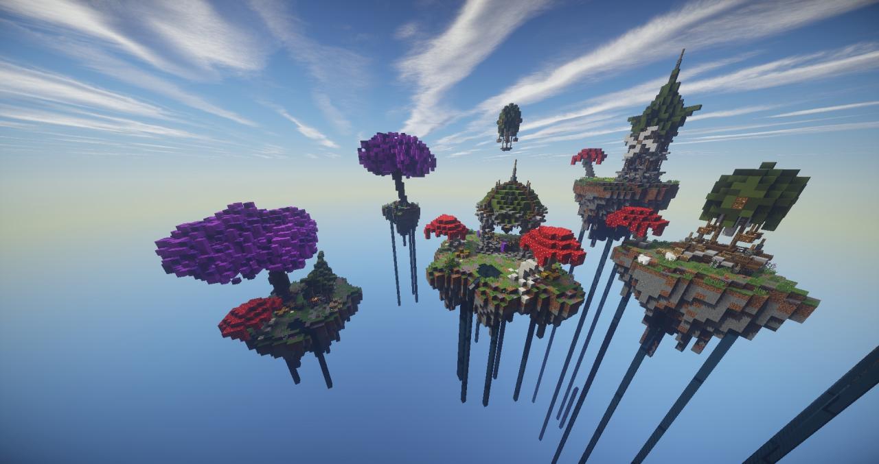 The Floating Village of Eldar Minecraft Map