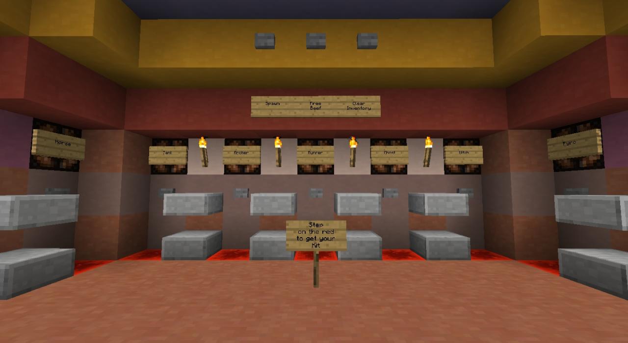 Minigame Server Minecraft Map