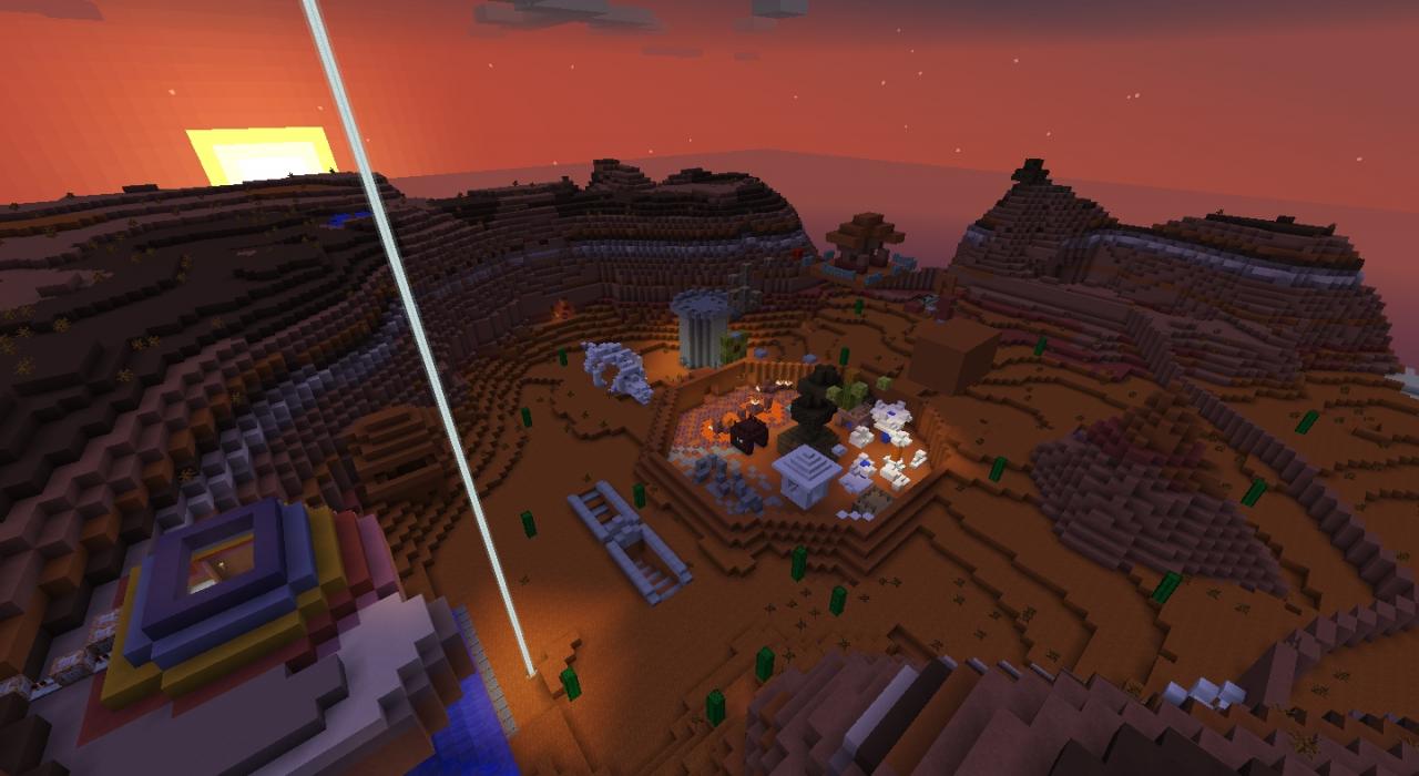 Minigame Server Minecraft Map