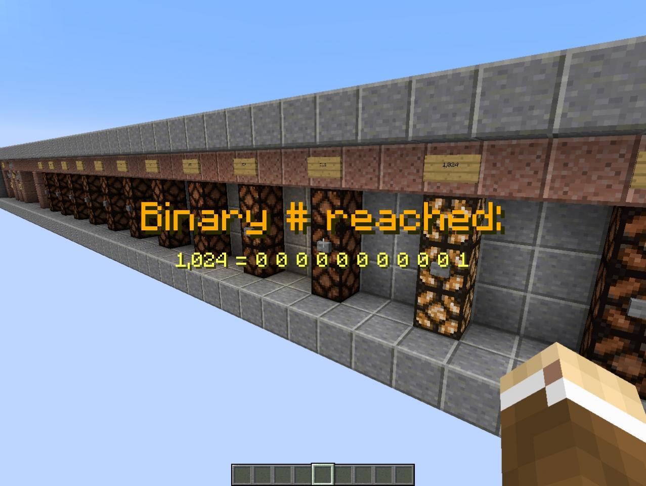 32 Bit Binary Counter (Read/Write) Minecraft Map